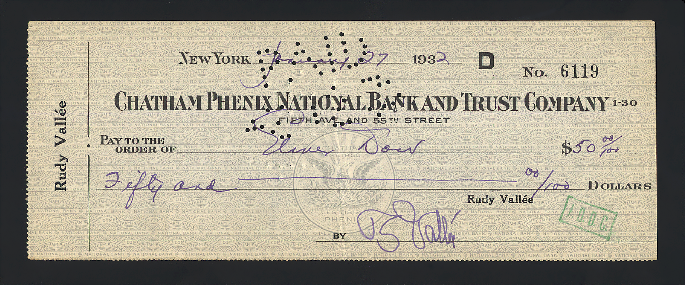 EARLY 1929 FLEISCHMANN YEAST HOUR RADIO SHOW SCRIPT RUDY VALLEE w ...