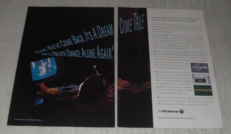 1991 Prudential Insurance Ad - In the real world | eBay