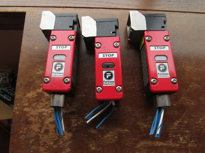 Lot of 3 Fortress Interlocks Safety Gate Switch 24Vdc/110Vac (E-9) | eBay