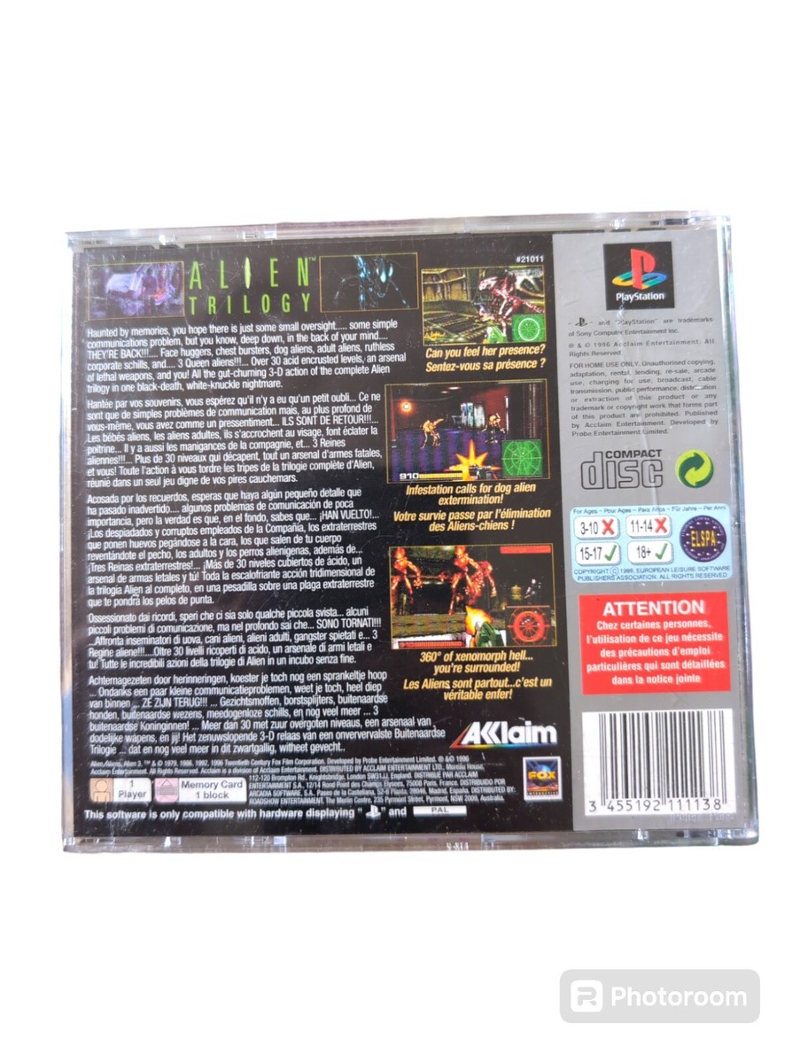 Alien Trilogy Ps2