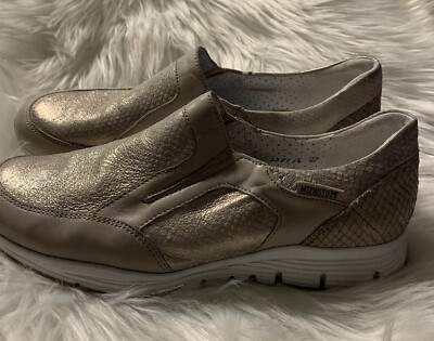 Mephisto Runoff Air jet Khali Gold Women's Loafers Sz 7.5 Leather Slip ...