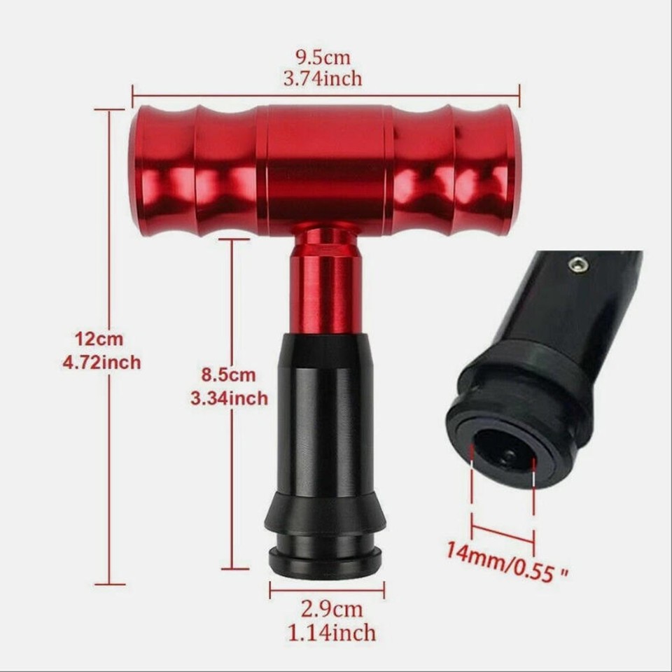 Universal Automatic Gear Stick Shift Knob Shifter Lever Cover Press ...