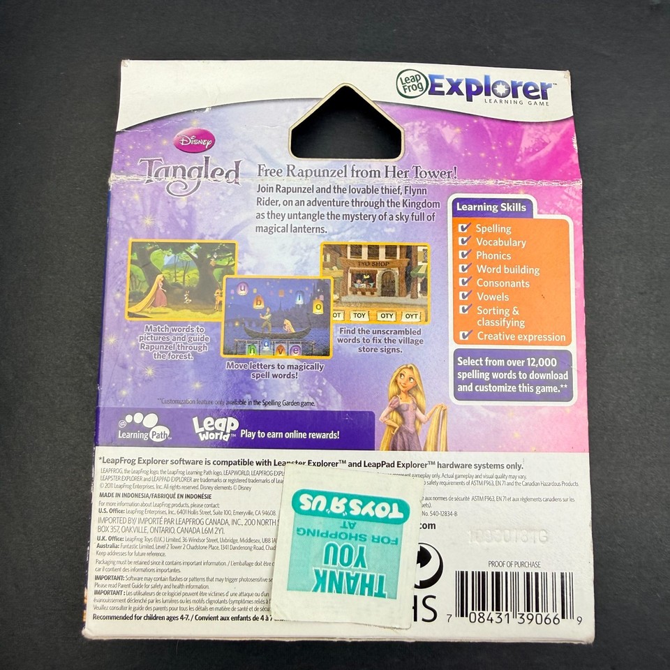 LeapFrog Leapster Explorer Learning System Green w/ Case, 3 Games ...