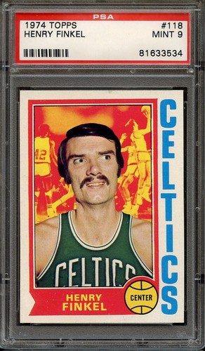 1974 TOPPS 118 HENRY FINKEL PSA MINT 9 BK | eBay