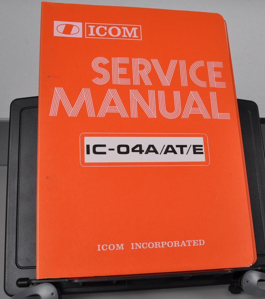 ICOM SERVICE MANUALL for IC-04A /AT/E | eBay