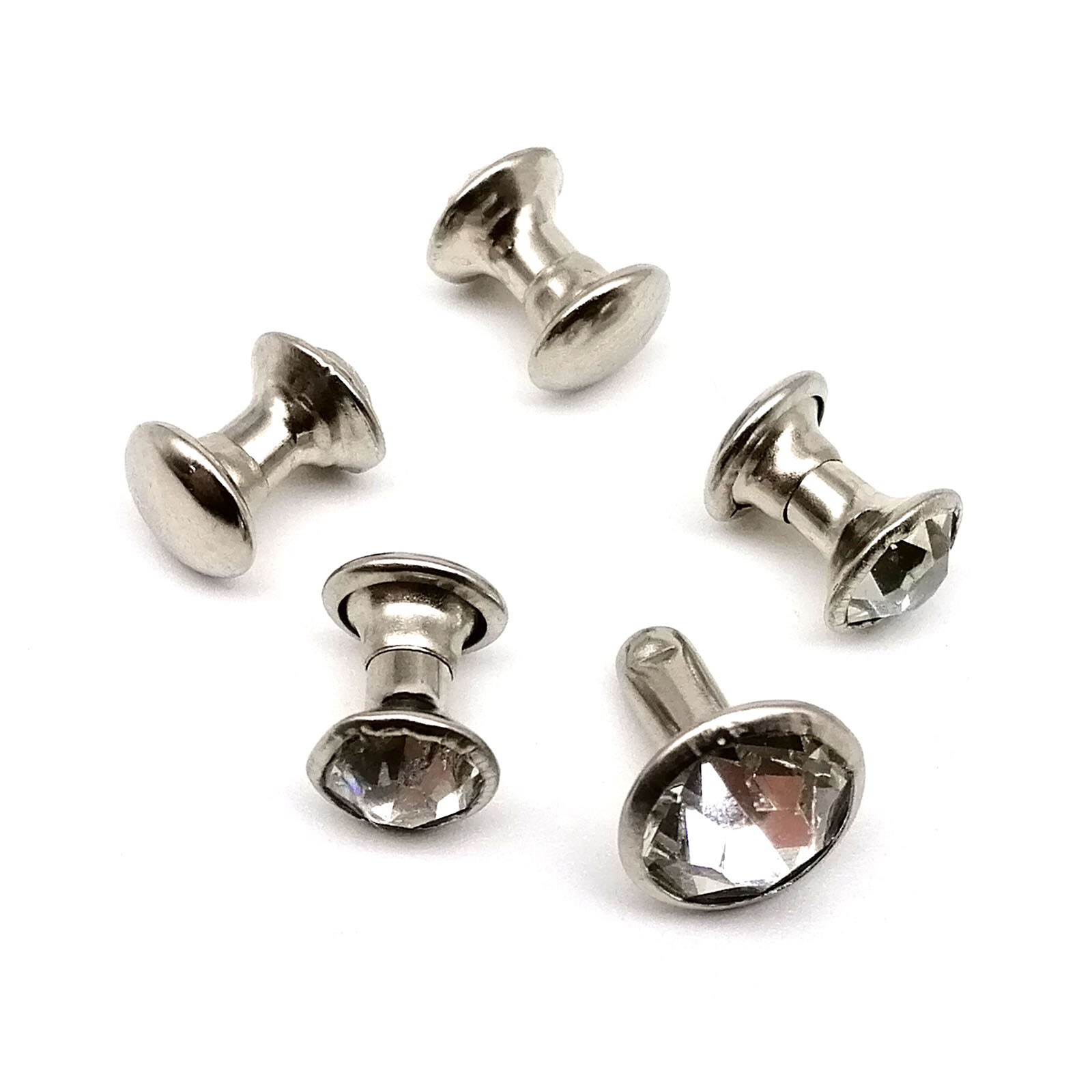 Brass Copper Crystal Rhinestone Rivet Leather Bag Shoe Decor Diamond ...