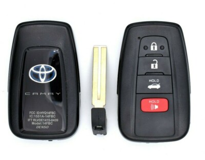 1 OEM Unlocked 2018-2023 Toyota Camry Hybrid Blue Remote Smart Key Fob ...