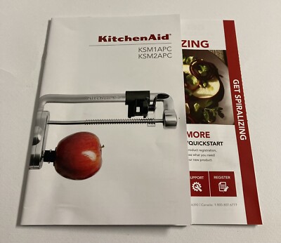 Kitchenaid KSM1APC Spiralizer Attachment Manual Only | eBay