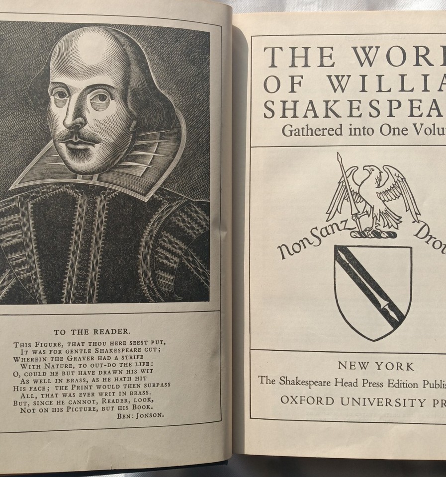 The Shakespeare. Head Press Edition, 1938 | eBay
