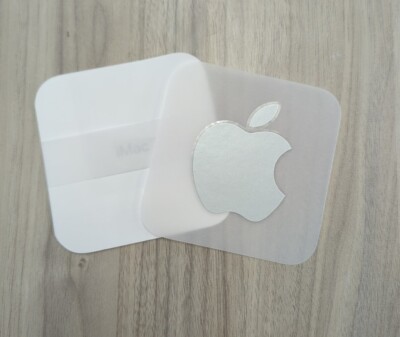 Genuine iMac Apple Logo Sticker (Metallic Space Grey) | eBay