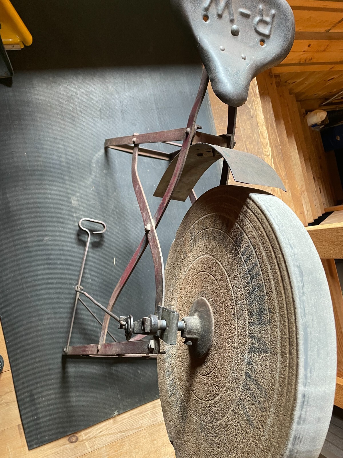Antique peddle sharpener/grinding stone by Richard Wilcox | eBay
