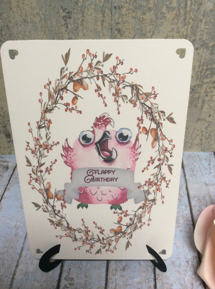 Wholesale x 5 Flappy Birthday Easel Cards handmade Shop Stock Cute ...
