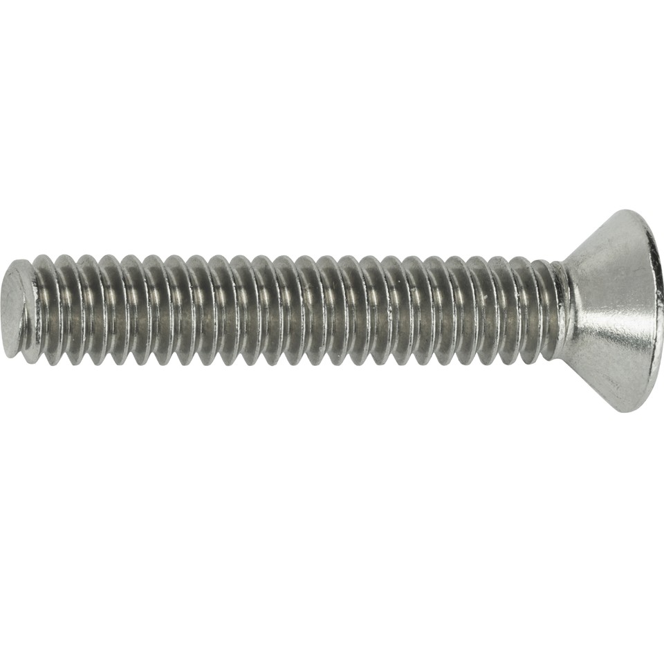 1/4-20 x 2-1/4" Flat Head Machine Screws Stainless Steel 18-8 Qty 500 ...