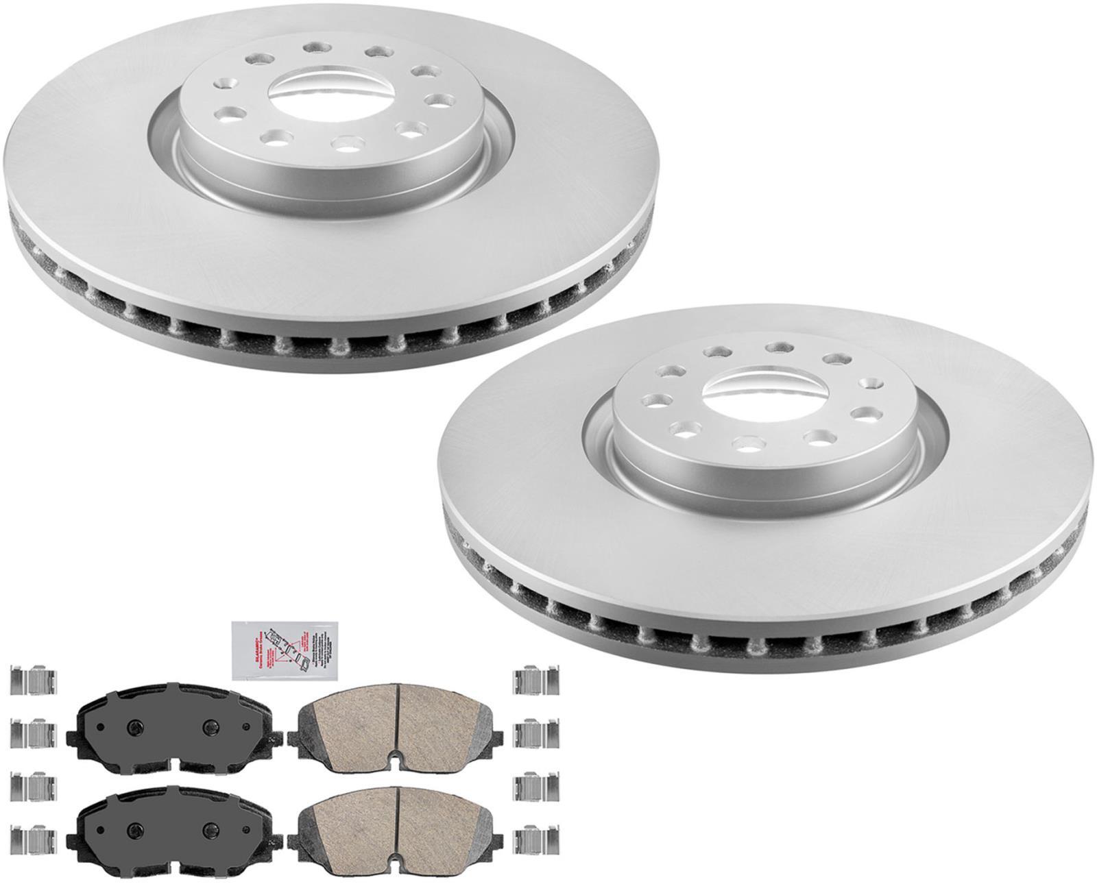 For Volkswagen Atlas 2018-2023 Front Disc Brake Rotors Disc Brake Pads ...