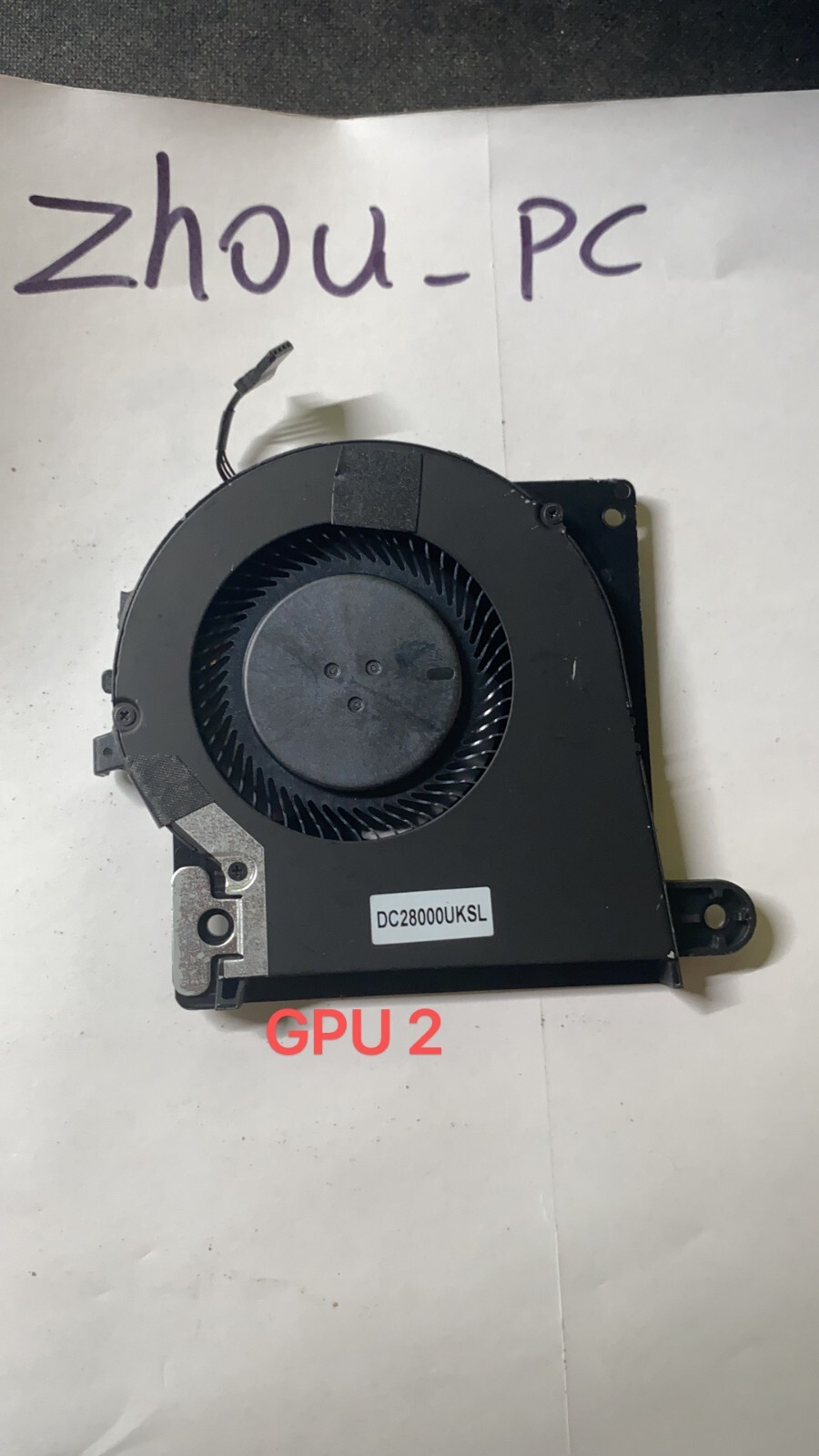 CPU GPU Cooling replacement cooler Fan for Dell Alienware Laptop X17 R1 ...