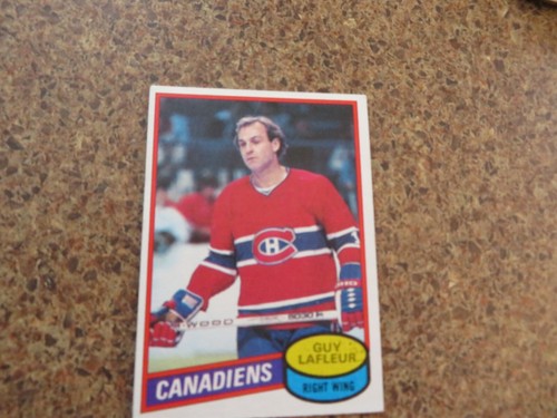 1980-81 Topps Hockey Guy LaFleur card #10 HOF Montreal Canadiens | eBay