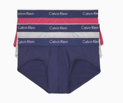 Calvin Klein Men's NP2162O936 Micro Plus 3-Pack Hip Brief Size XL | eBay
