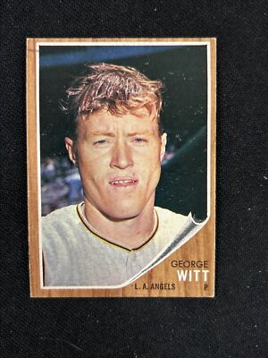 1962 Topps #287 George Witt EX+ Los Angeles Angels *102 | eBay