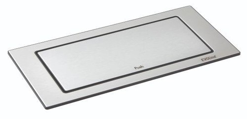EVOline Backflip Worktop Sockets UK & C USB Charger Stainless Steel ...