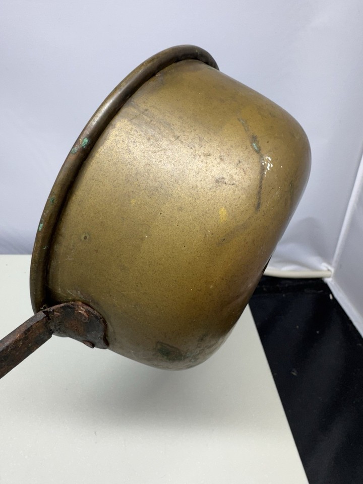Antique Long Handled Copper Fireplace Pan | eBay