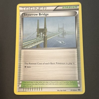 Skyarrow Bridge 91/99 Regular Next Destinies Stadium Pokémon TCG NM 2012 | eBay