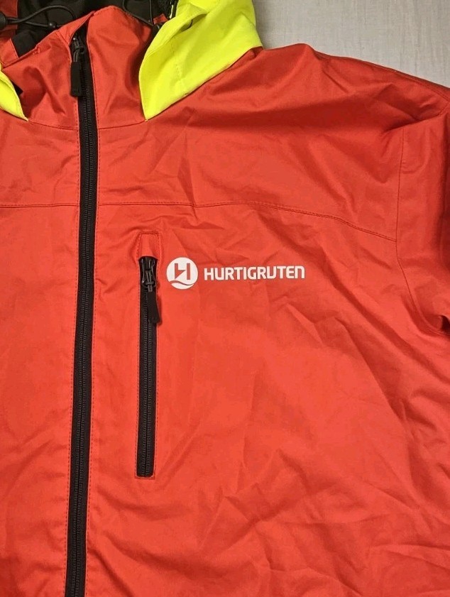 Helly Hansen Jacket Mens Red Hurtigruten Explorer Antarctica AECO ...