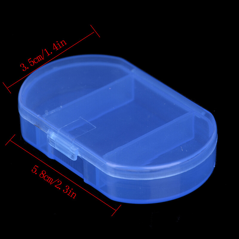 Mini 3 Grid Pill Box Plastic Travel Portable Storage Box Container Tool ...
