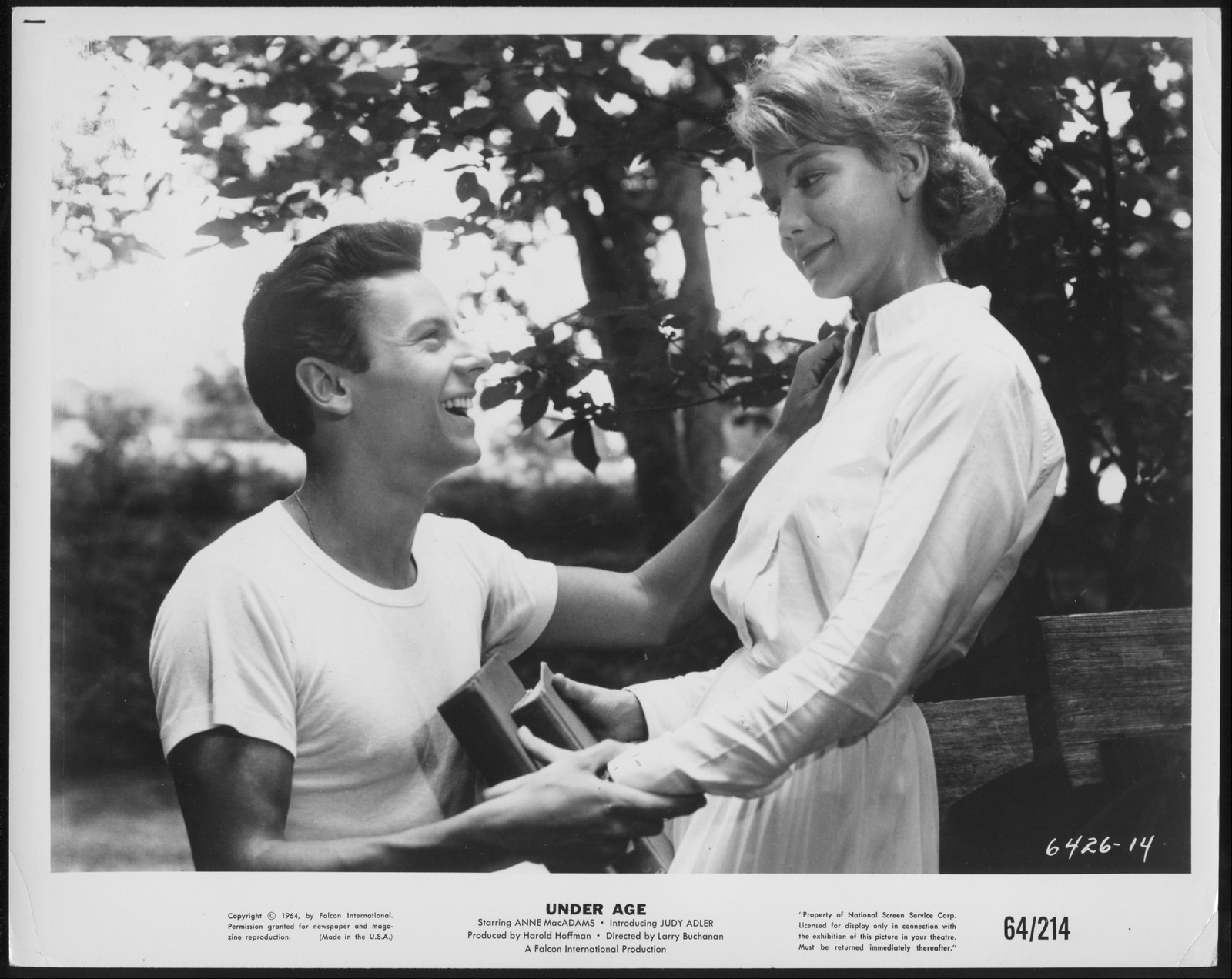 UNDER AGE -1964- JUDY ADLER, ANNABELLE WEENICK - 1 orig 8x10 Glossy ...