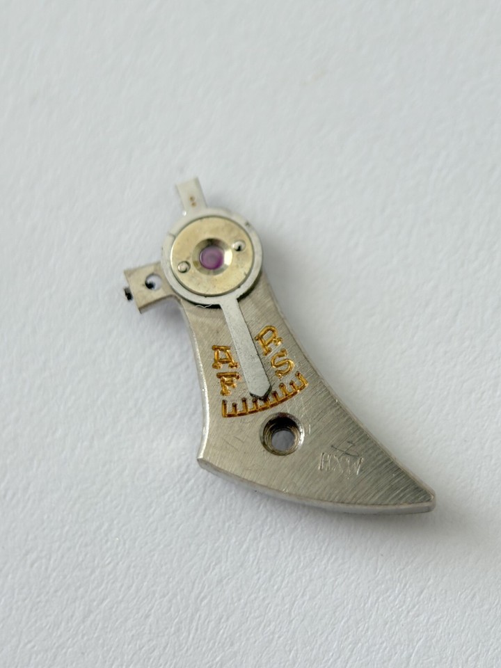 Venus Cal 175 Movement Part Balance Wheel Spring Bridge Fork Wakmann ...