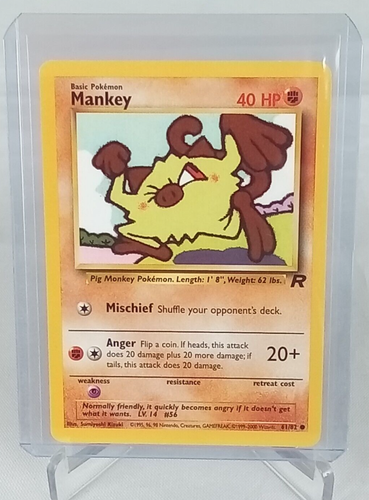 Mankey Hp 40 #61 Pokémon Card 1999 | eBay