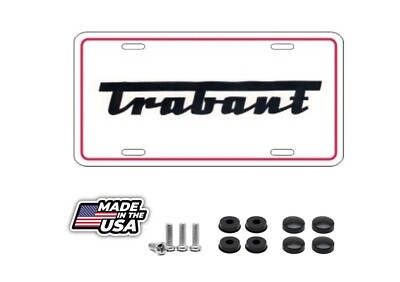TRABANT METAL - ALUMINUM LICENSE PLATE AUTO TAG #1021 - NEW | eBay