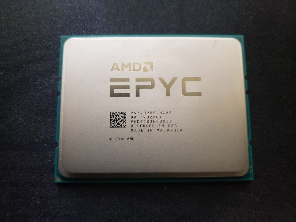 AMD EPYC 7401 24-core 2.0GHZ 64MB L3 170W CPU PS7401BEVHCAF NOT VENDOR ...