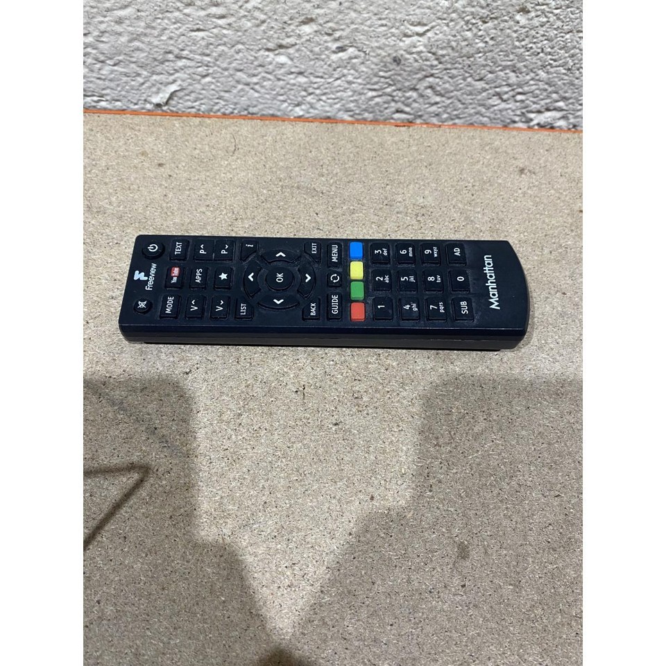 Manhattan Remote Control Wireless Ergonomic for Plaza Freeview HD-T2 ...