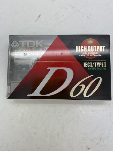 TDK D60 Blank Cassette Tape IECI/Type I High Output 20356200909 | eBay