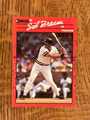 Donruss 1990 Baseball Card - Sid Bream #329 Pirates - Error | eBay