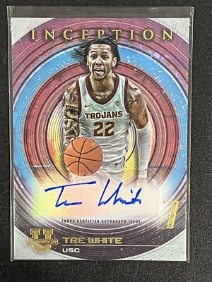 2022-23 Bowman University Inception #BIA-TW Tre White Base Auto USC ...