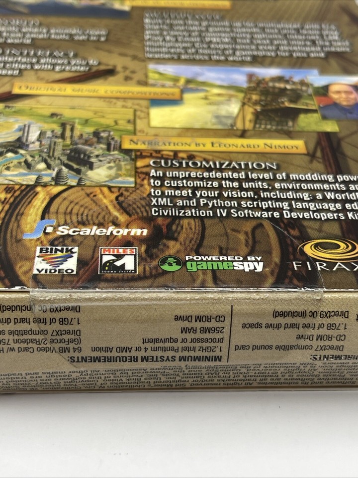 Sid Meier's Civilization IV Special Edition (PC CD-ROM, 2005) BRAND NEW ...