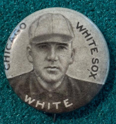 1910-12 Sweet Caporal Baseball Pin- Pitcher Doc White Chicago White Sox ...