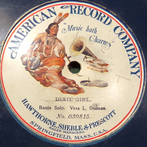 Dixie Girl Banjo Solo Vess L. Ossman American Record Company 10.5" | eBay