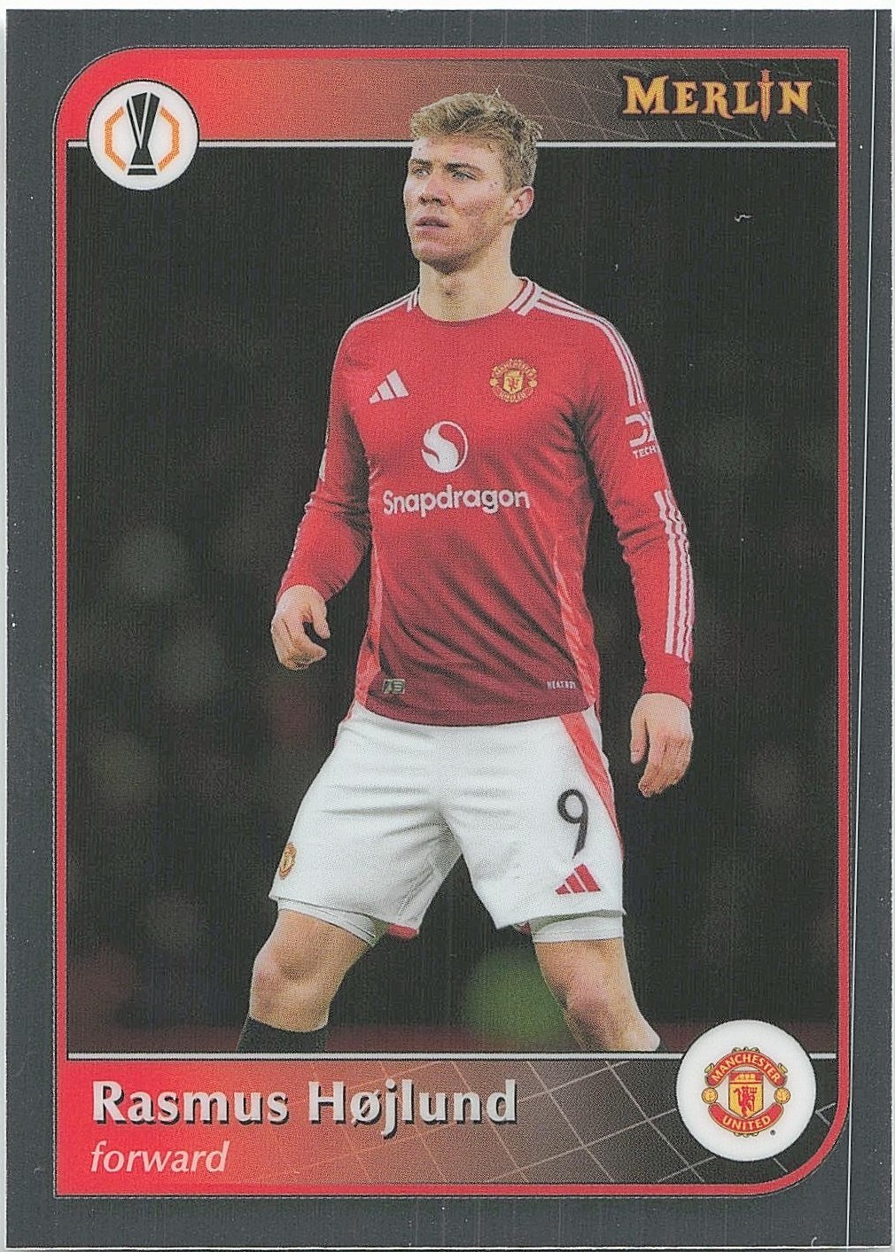 2024-25 Topps Merlin Uefa Club Competitions - Rasmus Hojlund #82 for ...