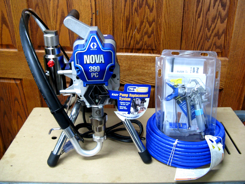GRACO 390 NOVA PC ELECTRIC AIRLESS SPRAYER, STAND (826195) -BRAND NEW- | eBay