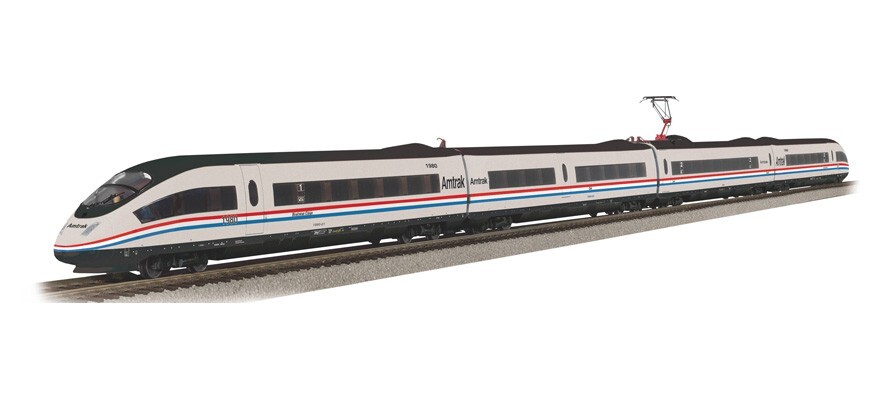 Piko "Velaro" ICE 3 Amtrak, Gray Livery, Red/White/Blue Stripes | eBay