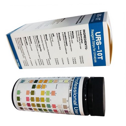 100 Strips URS-10T Urinalysis Reagent Strips 10 Parameters Urine Test ...