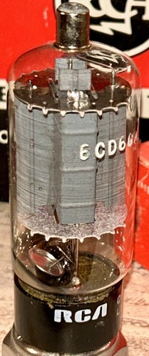 Vintage True Nos RCA 6CD6GA Beam Power Tube TV7 Test Value 74 Average ...