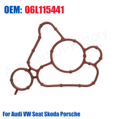 06L115441 Engine Oil Filter Seal Gasket For Audi VW Seat Skoda Porsche ...