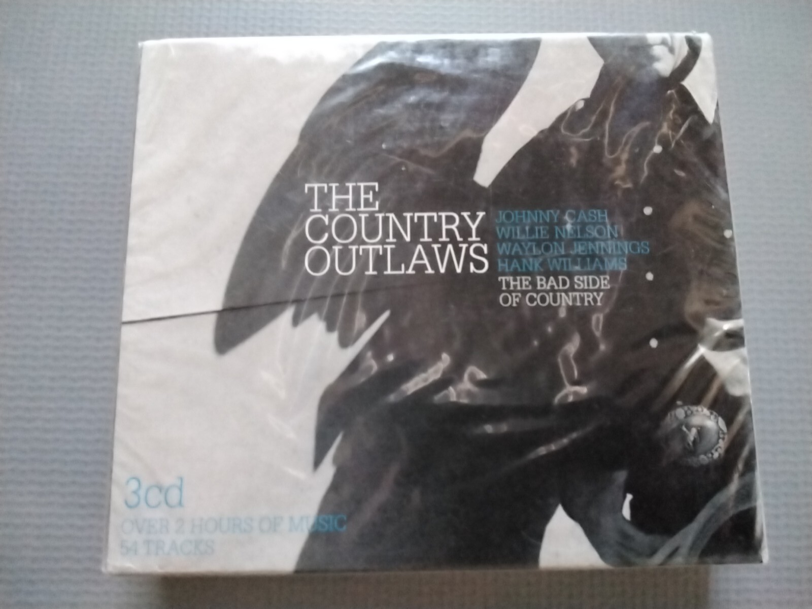 THE COUNTRY OUTLAWS 3 CDS BOX SET Johnny Cash Waylon Jennings Willie ...