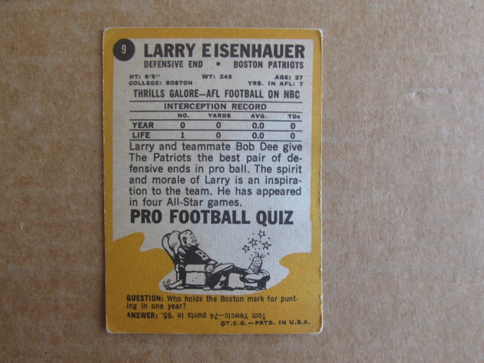 1967 TOPPS FOOTBALL CARD SINGLES COMPLETE YOUR SET PICK CHOOSE UPDATED ...