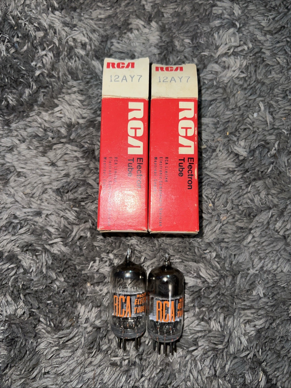 5330 LOT OF 2 RCA 12AY7 Vacuum Tubes | eBay