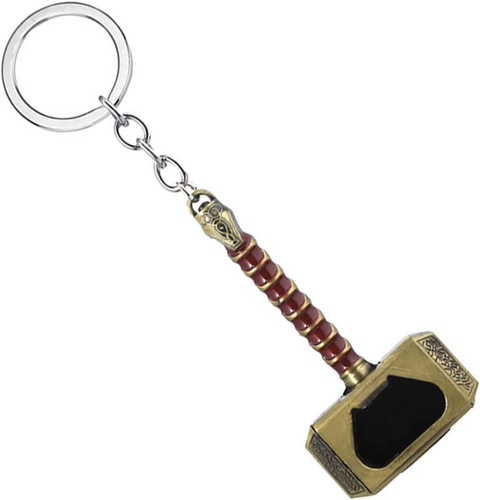 MTUERANC Key Chain, Thor Hammer Key Ring, Cool Gifts for Men, Husband ...