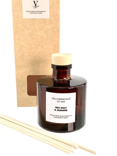 Reed Diffuser Vila Hermanos Sea Salt & Jasmine 3.38oz 100ml Sm Lasts 1. ...